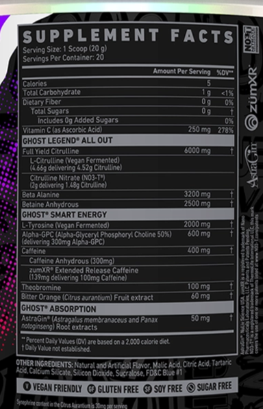 Ghost Legend All Out – Suplementos Hypertrophy