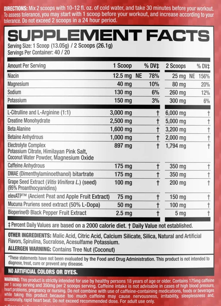 Nitro Lift 40 servicios – Suplementos Hypertrophy
