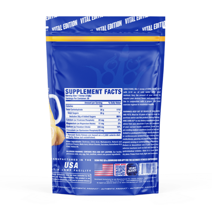 King Carb XS 30 servicios – Suplementos Hypertrophy